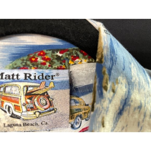 Matt Rider | Shirts | Matt Rider Hawaiian Shirt Orange County Laguna ...